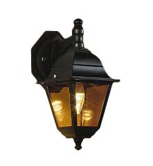 (ランプ付)LEDシャンデリア球タイプ 4.2W（E17）電球色 2700Kアルミダイカスト 黒塗装ガラス アンバー巾155 高340 出190mm1.3kg■AC100V■調光器併用不可7VA定格光束 150lm消費電力 4.2WRa82...