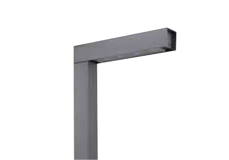 LED内蔵、電源ユニット別置LED（白色）色温度：4000K幅：100mm長：595mm高：4613mm器具光束：10500lm電圧：100〜242V消費電力：95.9W消費効率：109.4lm/W【本体】鋼板（ミディアムグレーメタリック）...