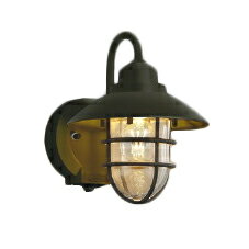 白熱球40W相当ランプ：LED電球2.0W（E26）本体：アルミダイカスト・茶色塗装グローブ：ガラス・透明ガード：アルミダイカスト・茶色塗装●高-267 幅-215 出幅-283mm 重-2.0kg●消費電力：2.6W●定格光束：255 l...