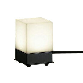 (LED内蔵)LED6.1W電球色 2700Kステンレス 黒塗装アクリル 乳白径□125 高180mm1.6kg■キャプタイヤコード5m付■差込プラグ付■AC100V■調光器併用不可11VA定格光束 610lm消費電力 6.1WRa83白熱...