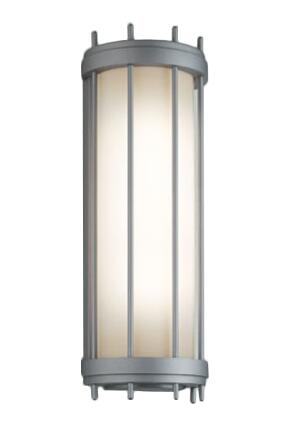 OUTDOOR LIGHT 屋外照明ランプ別売シルバー演色性：Ra83定格光束：600lmLDA4 E17 4.2W×3（広配光） ME99116-91本体：鋼塗装仕上セード：アクリル（乳白）質量：5.5kg消費電力：12.6W入力電流：0...