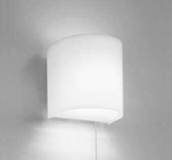 温白色定格光束：436lm定格消費電力：4.4WRa943500KLED電球ミニクリプトン形4.4W（E17）No.292AWスイッチ付：点灯→消アクリル（乳白）巾124・高128・出123・0.5kg上下部グレアカットルーバー付調光器不可...