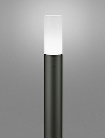 ●ポール径φ80のスリムガーデンライトシリーズ。昼白色光束：577lm消費電力：6.1WRa945000KLED電球ミニクリプトン形6.1W（E17）No.292BNアルミ管（黒色）ガラス（乳白ケシ）巾φ80・地上高1000・2.5kg調光...