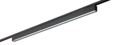 LED内蔵、電源ユニット内蔵LED（昼白色）色温度：5000K幅：44mm長：1200mm高：64mm質量：1.6kg器具光束：2480lm電圧：100V消費電力：30.6W消費効率：81lm/W【本体】アルミ（ブラック）【カバー】ポリカー...