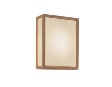 ランプ別売LEDランプ×1（別売）100V白熱球60W形×1相当消費電力：8.2W（無線調光）白木乳白ガラス重2.9kg壁面取付専用型横向取付不可防湿防雨形巾220・高280・出126mm推奨ランプ：FAD-863X（E26）【LED照明】...