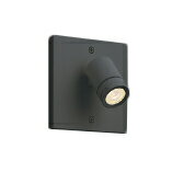 ◆ミニマルなサイズで建築に調和し、パワフルな光でナイトシーンを鮮やかに演出。LED(電球色)色温度：2700K演色性：Ra93消費電力：3.0W光束：285lm5VA（100V）本体：アルミダイカスト・サテンブラック塗装前面パネル：アクリル...