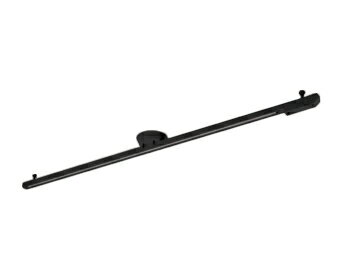 ブラック鋼、アルミ片側300mmスライド可能巾33・長1605・高83・1.9kg回転調節180度（片側90度）可能リモコン（連続調光・ON-OFF切替）当社製LED電球8灯まで（2〜120W以内）、当社製LED器具8台まで（2〜120W以...