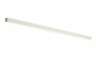 ●棚下の手元灯に最適なコンパクト間接照明温白色/3500K・Ra93定格光束：1520lm消費電力：13.4W巾30 長1215 高37mm1.2kg14VA送り配線可能連結最大33台まで電源内蔵アルミ型材 白アルマイトアクリル 乳白（マッ...