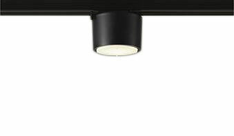 電球色/2700K・Ra93定格光束：720lm消費電力：6.5Wランプ付LEDユニットフラット形（径75mm） 6.5W（GX53-1）白熱灯100W相当鋼板 黒塗装プラスチック 黒径φ93 高74mm0.3kg11VAAC100V調光器...