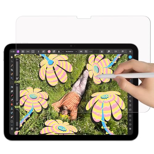 JPフィルム専門製造所 iPad Air 6 11インチ M2 第6世代 2024年 モデル用 フィルム 紙のようなフィルム ペーパーライク 紙のような描き心地 反射低減 非光沢 アンチグレア ペン先磨耗防止 保護フィルム(ザラザラ感が弱め...