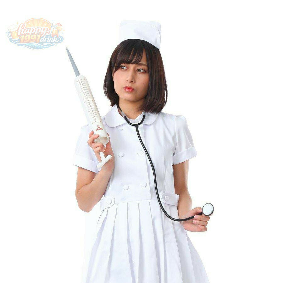 ビッグ 注射器 ナース 聴診器 セット コスプレ 小道具 コスチューム ハロウィン 仮装 小物