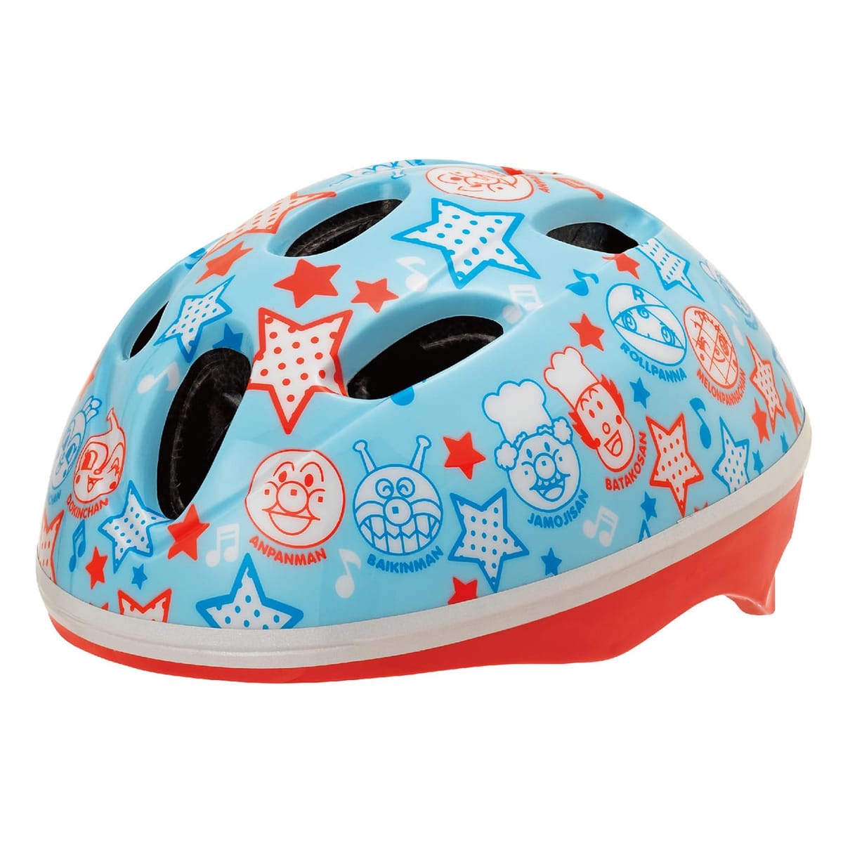 ジョイパレット(JOYPALETTE) カブロヘルメットミニ　アンパンマン 【カブロヘルメットミニ それいけ！アンパンマンの商品詳細】 ●お子様の首に負担がかかりにくい、重さ約230gの軽量設計！ ●暗い道でも安心！360度リフレクターシー...