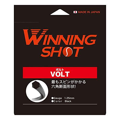WINNING SHOT (ウィニングショット) ボルト125 (VOLT) (ゲージ:1.25mm) 単張りガット 硬式テニス ストリング【ゲージ】1.25mm 【長さ】12.5m【材質】ポリエステル/高弾性ポリエチレンテレフタレート(P...