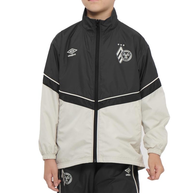 [アンブロ] ウインド【THE THIRD by ジュニアウィンドジャケット 防風 はっ水 保温 キッズ 子供 起毛 3RD あたたかいボーイズ防風はっ水保温