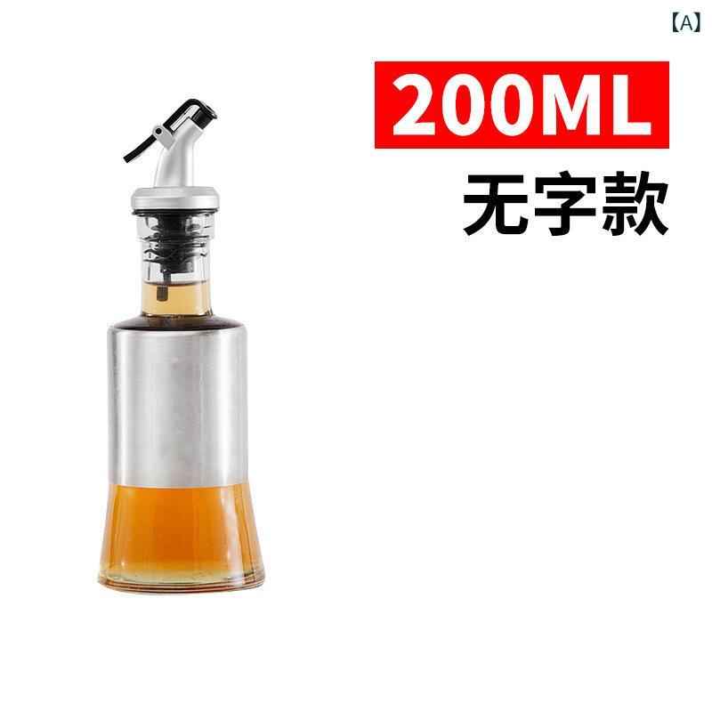 ステンレスの 油 壺の 家庭 用は 油が 漏れないので、 油を かけないで ください。ブランド: 他の輸入するかどうか: いいえ商品番号: YM-05材料: ガラス容量: 200mlの言葉のないボトル 1本,300mlオイルボトル,300m...