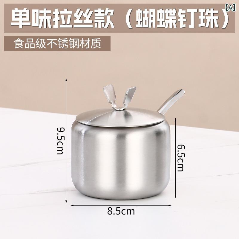 韓国 式 304 ステンレス 調味 料 缶 レストラン スプーン 付き 屋台 調味 料 缶 三味単 味 キッチン 家庭 用 セットブランド: CHUANGXI輸入するかどうか: いいえ商品番号: 222材料: ステンレス鋼取り付け可能な調味...
