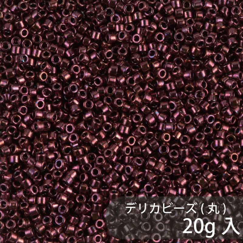 【サイズ】11/0外径：約1.6mm 穴の大きさ：約0.8mm 入数：20g(約4000粒) 糸が通りやすいよう穴が大きめであり、ガラスの部分が薄く軽いビーズです。 ビーズ織り・ビーズステッチに適しています。 ※製造ロットにより、同じ品番で...