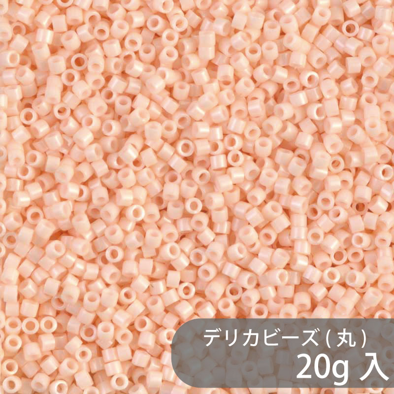 【サイズ】11/0外径：約1.6mm 穴の大きさ：約0.8mm 入数：20g(約4000粒) 糸が通りやすいよう穴が大きめであり、ガラスの部分が薄く軽いビーズです。 ビーズ織り・ビーズステッチに適しています。 ※製造ロットにより、同じ品番で...