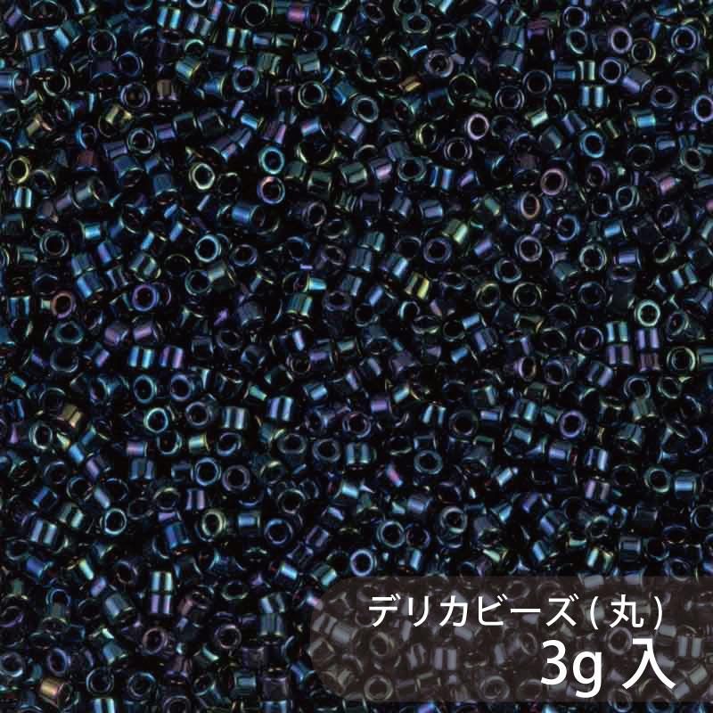 【サイズ】11/0外径：約1.6mm 穴の大きさ：約0.8mm 入数：3g(約600粒) 糸が通りやすいよう穴が大きめであり、ガラスの部分が薄く軽いビーズです。 ビーズ織り・ビーズステッチに適しています。 ※製造ロットにより、同じ品番でも多...