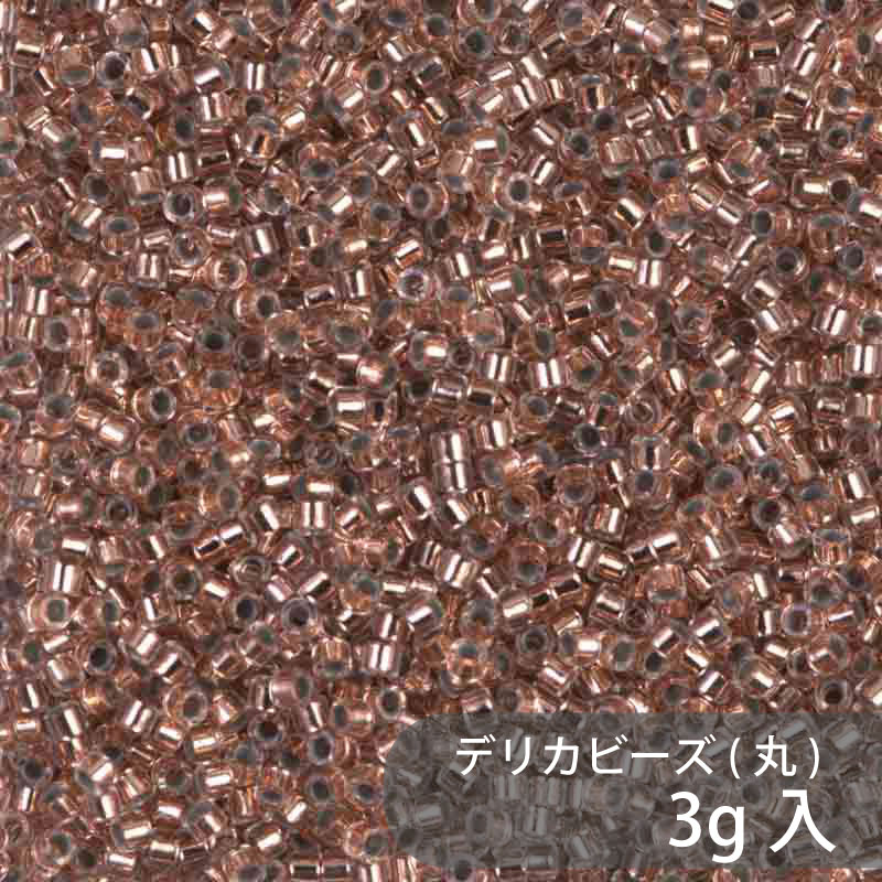 【サイズ】11/0外径：約1.6mm 穴の大きさ：約0.8mm 入数：3g(約600粒) 糸が通りやすいよう穴が大きめであり、ガラスの部分が薄く軽いビーズです。 ビーズ織り・ビーズステッチに適しています。 ※製造ロットにより、同じ品番でも多...