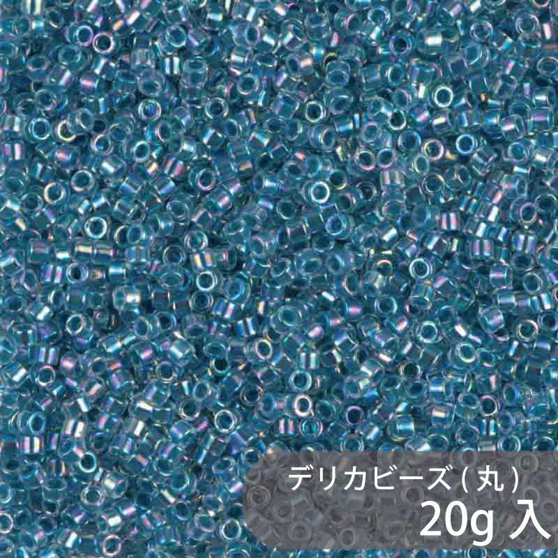【サイズ】11/0外径：約1.6mm 穴の大きさ：約0.8mm 入数：20g(約4000粒) 糸が通りやすいよう穴が大きめであり、ガラスの部分が薄く軽いビーズです。 ビーズ織り・ビーズステッチに適しています。 ※製造ロットにより、同じ品番で...