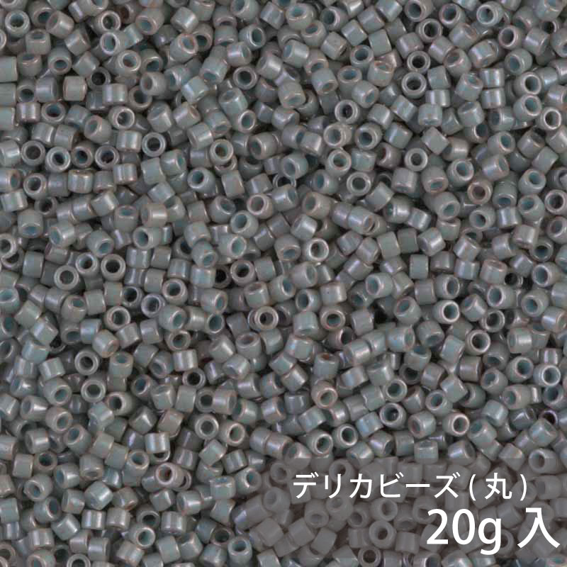 【サイズ】11/0 外径：約1.6mm 入数：20g(約4000粒) 糸が通りやすいよう穴が大きめであり、ガラスの部分が薄く軽いビーズです。 ビーズ織り・ビーズステッチに適しています。 ※製造ロットにより、同じ品番でも多少の色違いが生じる場...