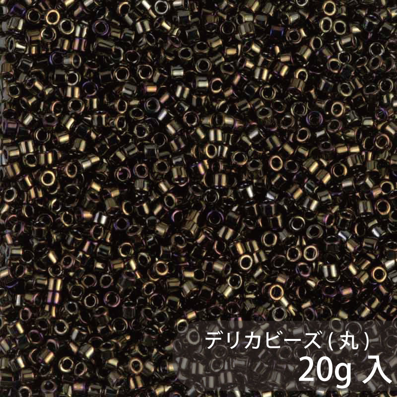 【サイズ】11/0外径：約1.6mm 穴の大きさ：約0.8mm 入数：20g(約4000粒) 糸が通りやすいよう穴が大きめであり、ガラスの部分が薄く軽いビーズです。 ビーズ織り・ビーズステッチに適しています。 ※製造ロットにより、同じ品番で...