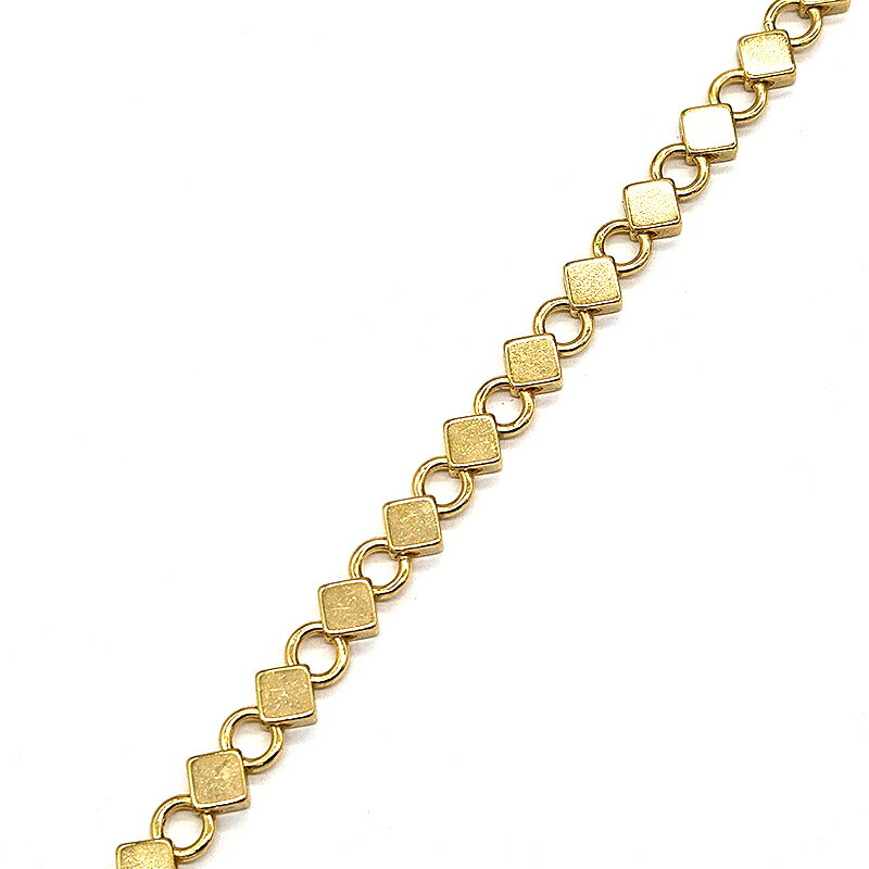 デザインチェーンです。 【サイズ】 太さ：約8mm 線径：約3.5mm 品番 T169 販売単位 10cm単位(切り売り) ※数量「1」の場合は「10センチ」、数量「2」の場合は「20センチ」が繋がった状態で発送します。 (チェーンの性質上...