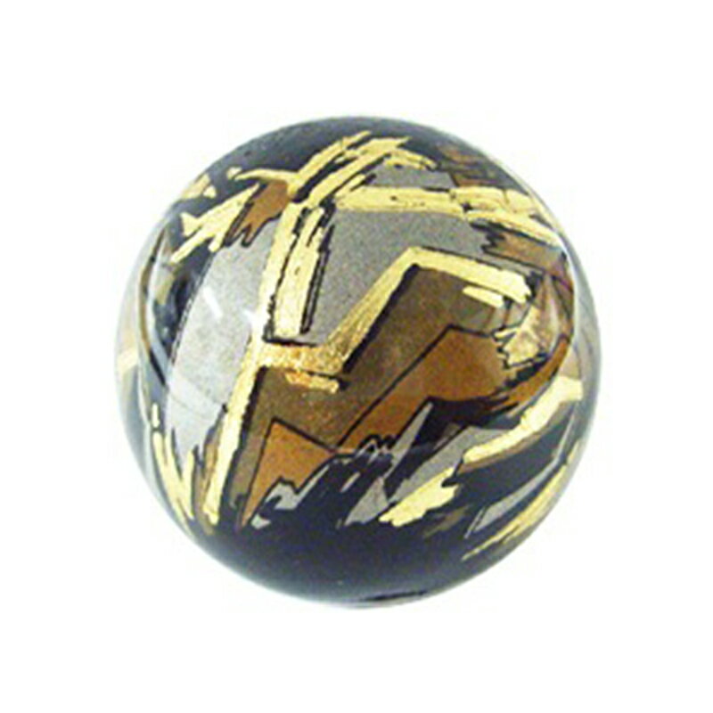 プラスチックの玉にシールを転写したものになります。 つなぎ目が見えたり、柄が途中で切れているものもございます。 ご了承ください。 日本国内で加工を行っております。 他にも色・柄がございます。ご希望の色・柄にて生産承ります。 色・柄のサンプル...