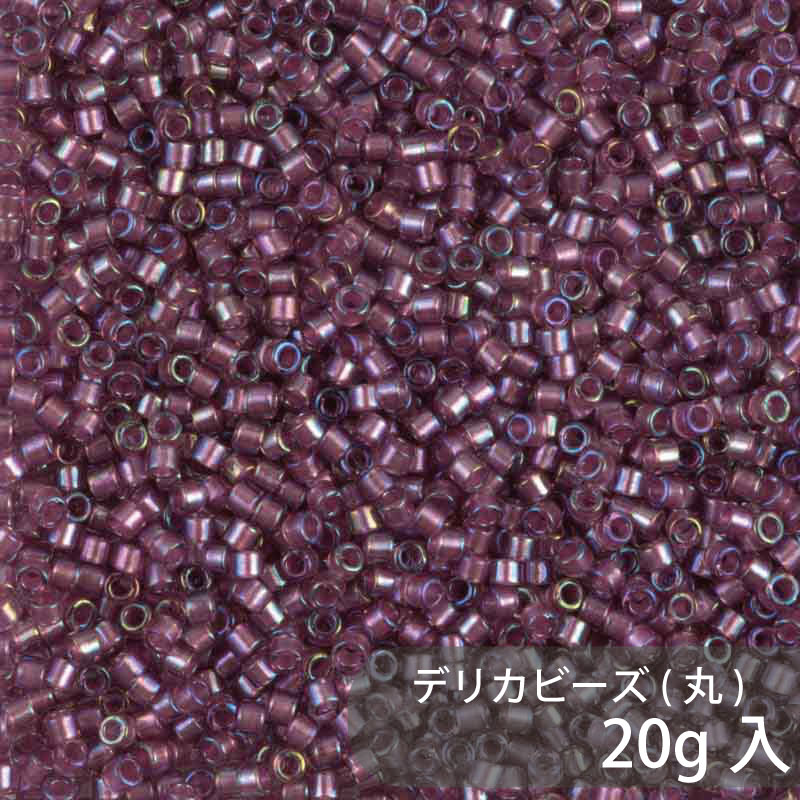 【サイズ】11/0外径：約1.6mm 穴の大きさ：約0.8mm 入数：20g(約4000粒) 糸が通りやすいよう穴が大きめであり、ガラスの部分が薄く軽いビーズです。 ※製造ロットにより、同じ品番でも多少の色違いが生じる場合があります。予めご...
