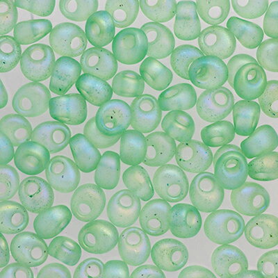 カラー番号：MA2134F ドロップビーズより少しガラス部分が大きく、形状も少し異なります。 (ドロップビーズより凹凸がなだらかです) ビーズフラワーやマスコットにおすすめです。【色味について】※製造ロットにより、同じ品番でも多少の色違いが...