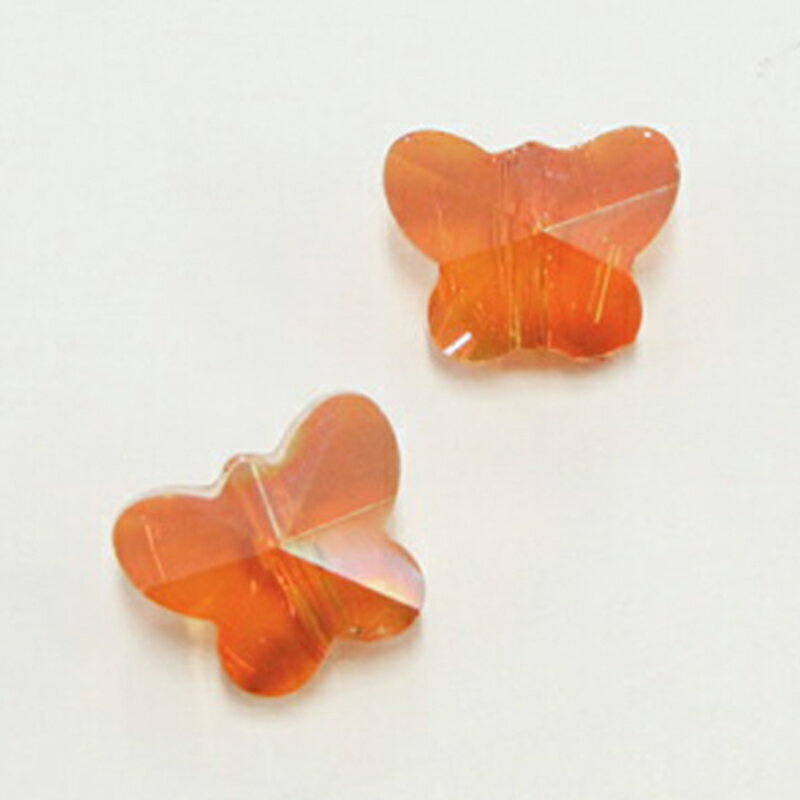 サイズ：10x8x6mm ガラス製のオシャレなパーツです。 ブレスレット、ネックレス等のアクセサリーにおすすめです。 通し穴が開いています。 ※ガラス製の為、商品によっては穴のバリがあったり、穴の位置が中心からずれている場合がございます。