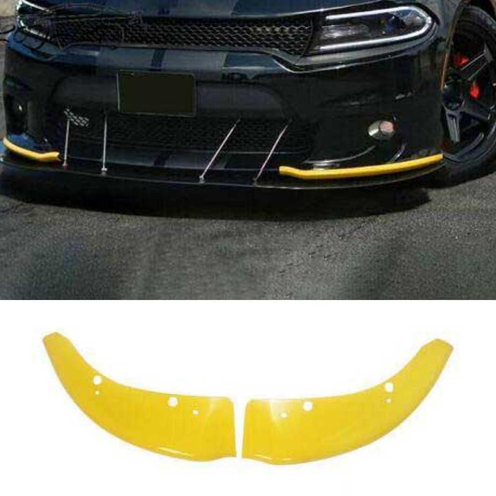【適合車種】2015-2019　ドッジ　ダッジ　チャージャー　SRTに対応いたします。【材質とカラー】高品質ABS樹脂で作られます。耐久性、耐寒性や耐食性に優れてます、かすり傷に強くてバンパーガードの役にも立てます。スタイリッシュが溢れるの...