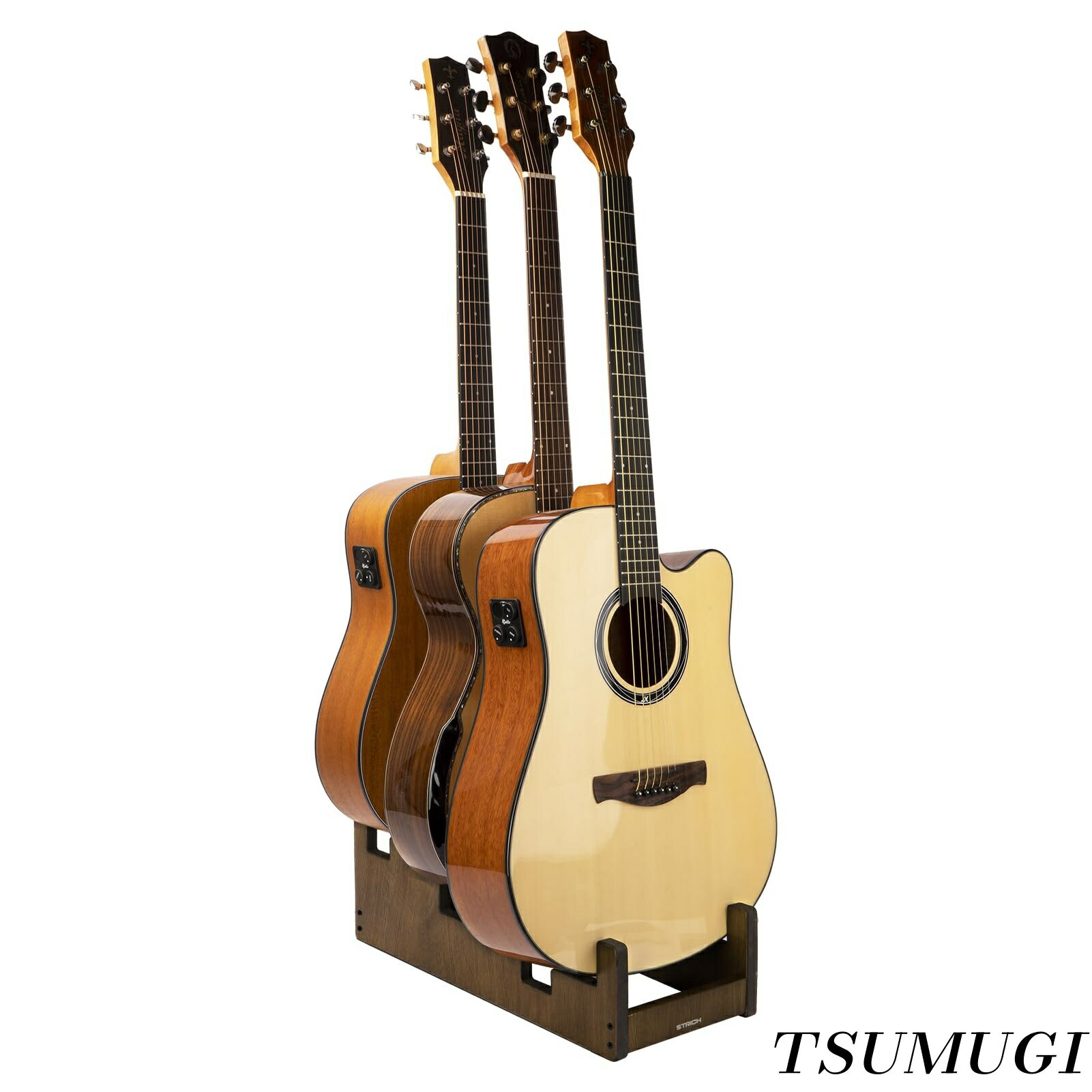 【革新的な階層構造】STRICH GS-Lシリーズギタースタンドは3つのギターを同時に安全かつ安定して展示することができます。階層状のレイヤーはギターの表裏を展示し、安全性を確保します。接触面には傷をつけない柔らかいEVAクッションが付いて...