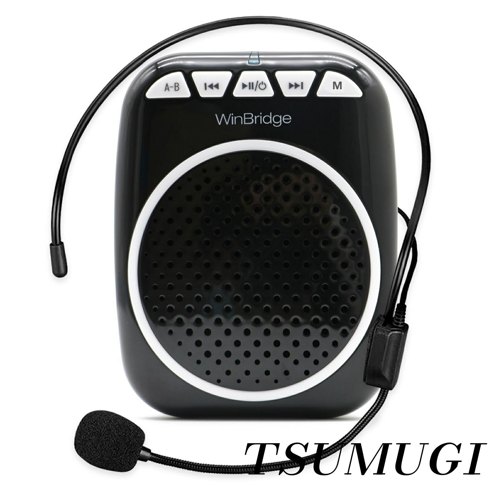 【ポータブル・操作簡単】このハンズフリー拡声器はヨガ、授業、会議などに非常に適します。小型で持ち運びやすいです。5W出力、喉を保護してクリアに拡声できます。 先生、ガイド、 講演者、高齢者、コーチ、ダンサーに適用します。【小型ハンズフリー拡...