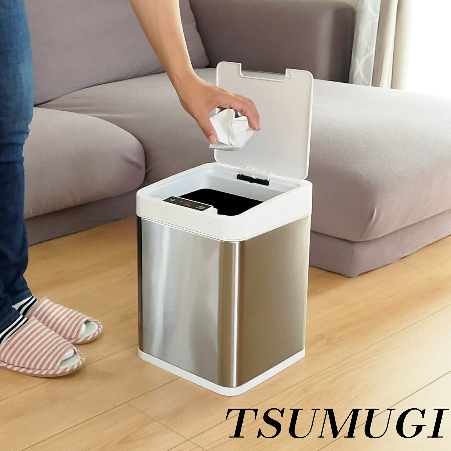 この商品は箱に傷や潰れ等が発生し、そのままでは店頭などで一般販売できなくなったアウトレット商品です。正規品同様の保証が付きますのでご安心ください。センサー部分に手をかざすだけで蓋が自動開閉するので、手を触れずにごみを捨てられてとても清潔！手...