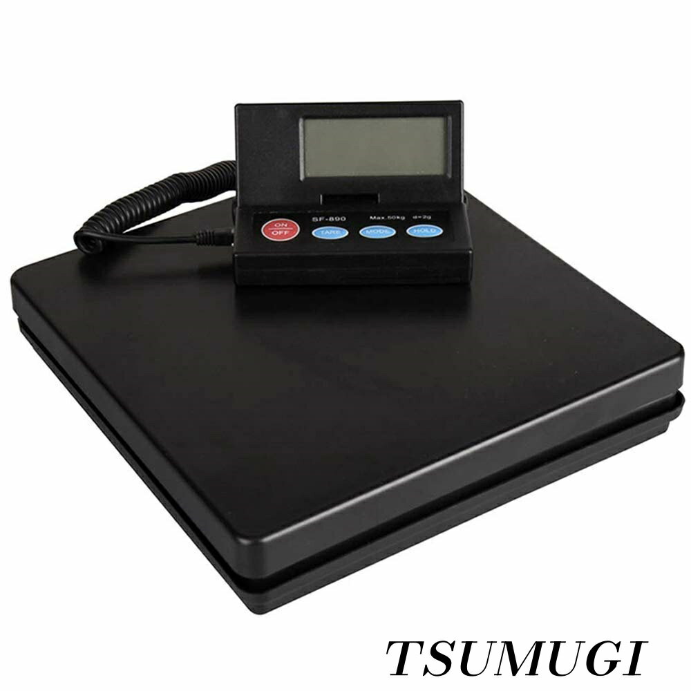 【商品仕様】計量皿サイズ：250mm(縦)×250mm(横)×44mm(厚) 表示台サイズ：116mm(縦)×118mm(横)×19mm(厚) 本体重量：1.9kg 計量範囲：0.015kg〜50kg 最大計量：50kg 最小表示：0.00...