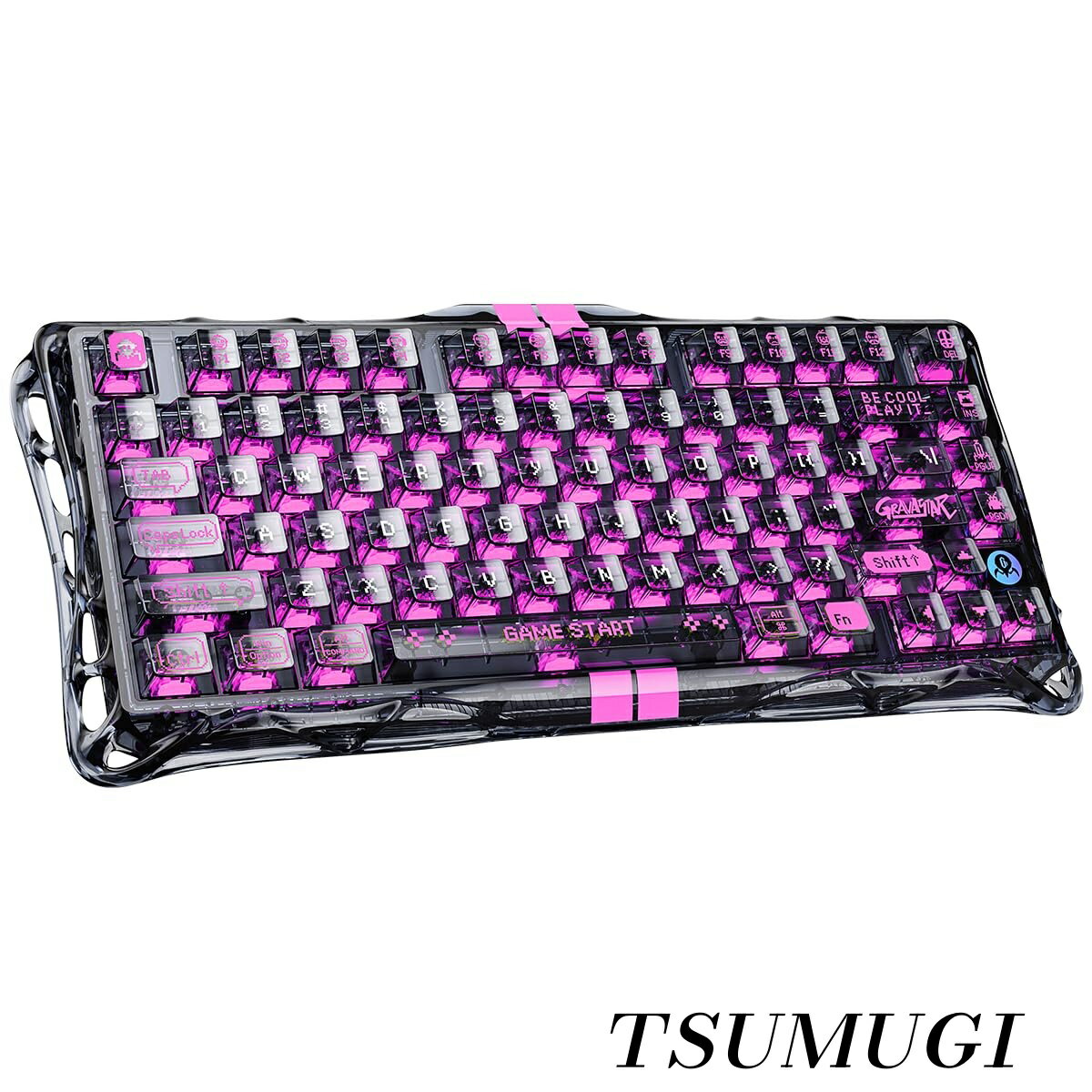 ?【0.01mm高速反応のラピッドトリガー】0.01mm単位で0.01〜3.5mmの範囲に調整可能なアクチュエーションポイント。従来の固定されたリセットポイントではなく、スイッチを上げることで入力がリセットされるようになり、キーを高速で連打...