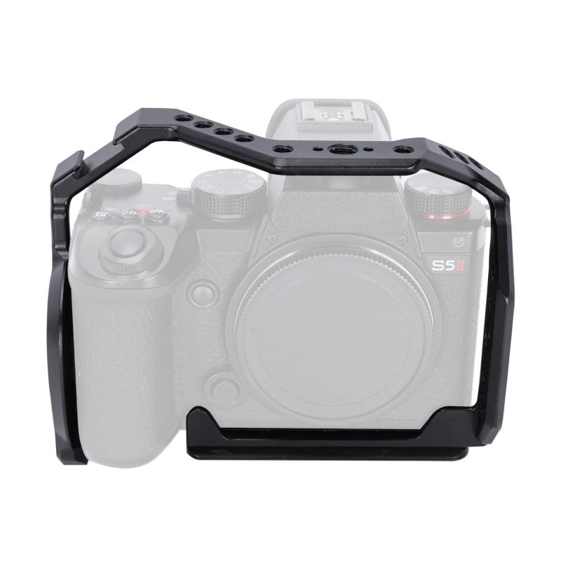 カメラケージ LUMIX S5 II S5IIX フルケージ G9M2対応 フルーケージ カメラ保護 拡張 アルミニウム合金-547専用設計: Lumix S5II(DC-S5M2)/S5IIX(S5MIIX)/S5/G9M2のために設計さ...