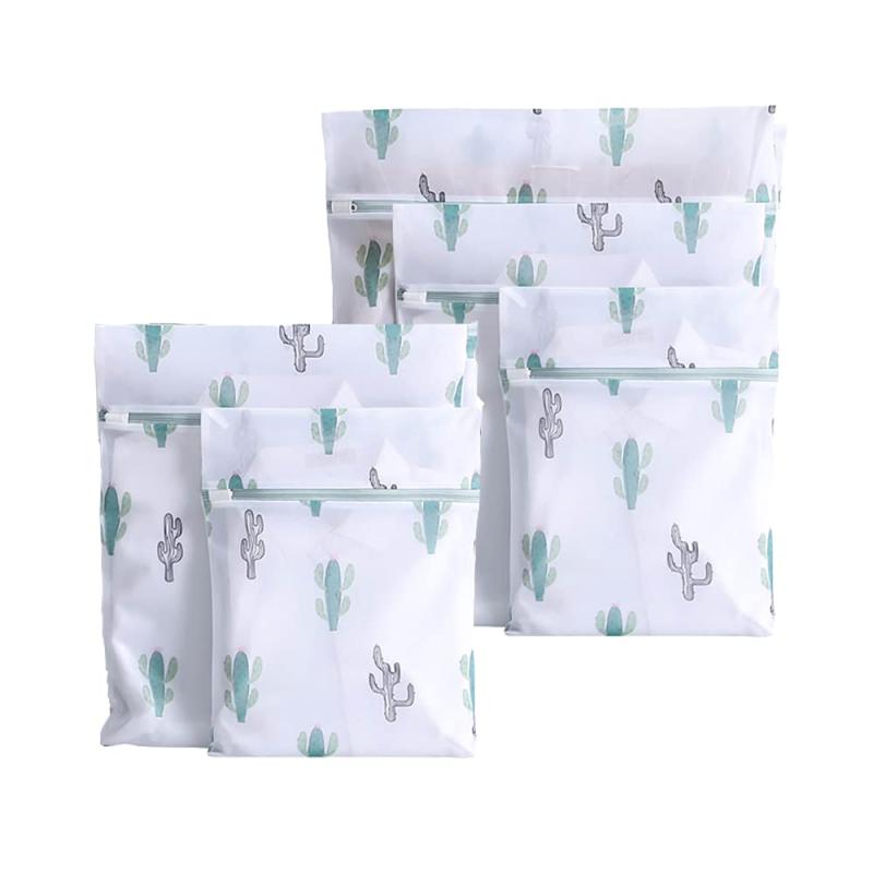 洗濯ネット セット 角型 5枚 L:60*50cm*1 M:50*40cm*2 S:40*30cm*2 洗濯袋 無蛍光剤 抗菌 ランドリーネット 細かい綱目 丈夫 耐久性 コート セーター T-シャツ ブラジャーなど適用 型崩れ 絡み洗濯ネ...