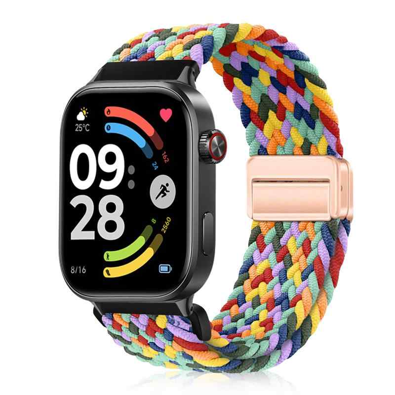 [] ナイロンバンド For Redmi Watch 6/ Band 10 Pro 磁気バックル対応機種 製ナイロン交換用バンドは Xiaomi Redmi Watch 6/Xiaomi Redmi Watch 5/Xiaomi Redmi...