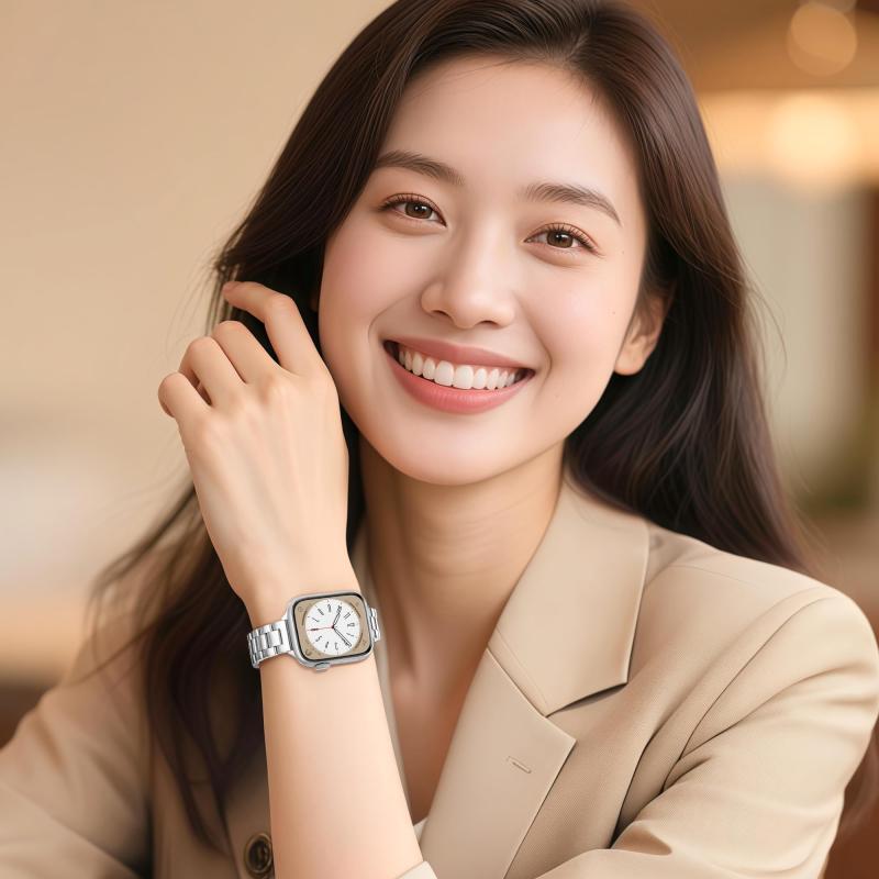 [] 女性 人気うアップルウォッチ バンド41mm 40mm 38mm 45mm 44mm 42mm 49mm、調整が簡単のApple Watch バンド ステンレス、クラシックの交換 iWatch バンド、と互換性がありますApple W...
