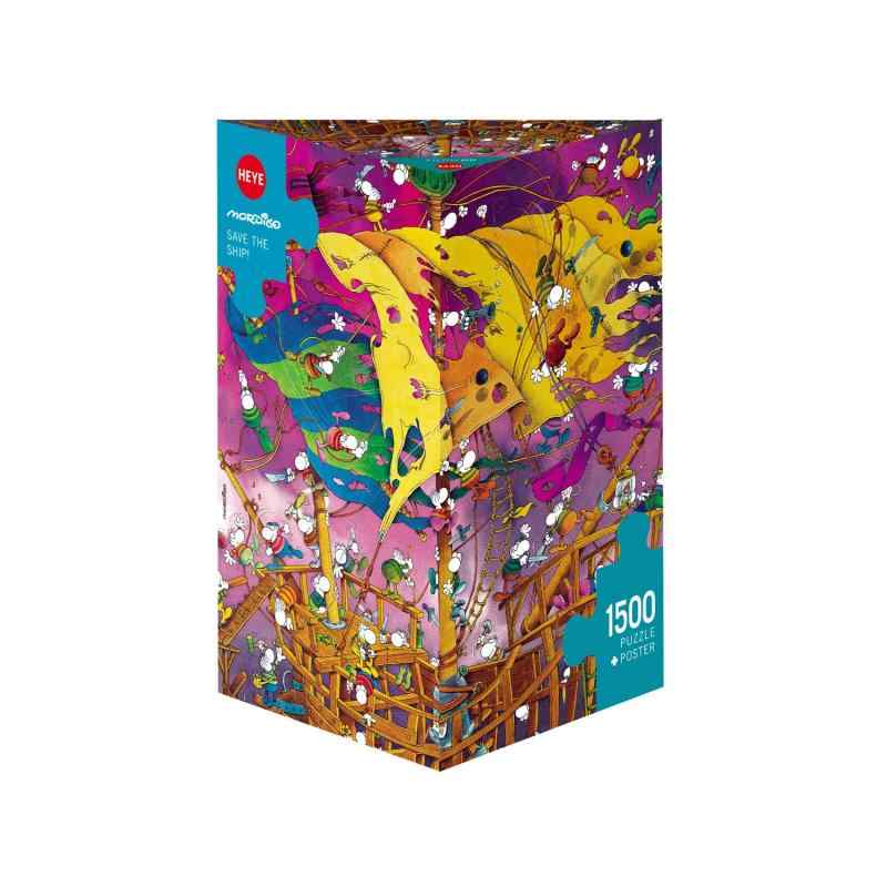 HEYE Puzzle ヘイパズル Save The Ship: 1500 Teile 29924サイズ:600×800mm対応フレーム:F1510