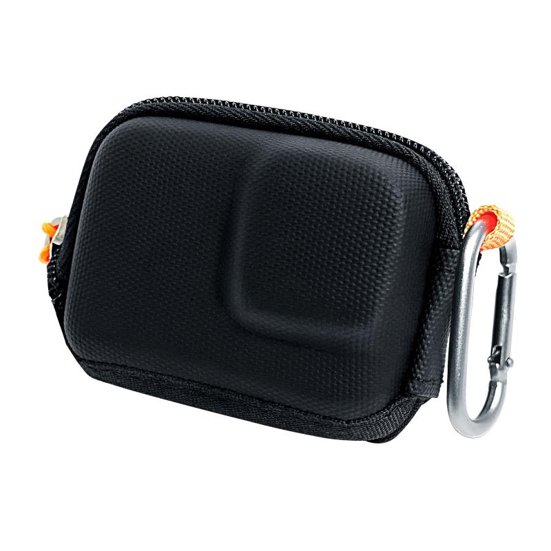 黒のGopro Hero 13用ミニカメラバッグ,収納ケース 対応 Gopro Hero 13 カバー 耐衝撃 Go pro Hero 13アクセサリー対応機種：この Hero 13携帯ケース，Hero 13 black カメラ本体を全面的...