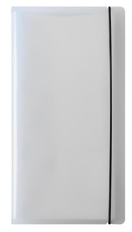 チケットホルダー クリアファイル収納 40ページ レシートホルダー チケットケース ポストカード 縦入 9.7*21.4cm 紙幣 道の駅 切符 ロングステッカー 半券 航空券 公演チケット収納 保管大容量で持ち運び楽々最大80枚収納可能な...