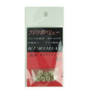 ・天然物(殻入りフジツボ身、カラス貝身、牡蠣身)にアミノ酸を配合し形成しているので 　魚に警戒心を与えず釣る事が出来ます。 ・黒鯛の好む食感や、強い匂いと味の両面から抜群の効果を発揮します。 ・本物の餌とは違い、ずれにくく、手返しが早く自由...