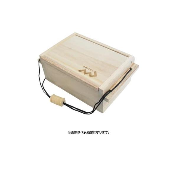 木製だから活き餌の持ちが断然違う！ サイズ：D102mm×W148mm×H63mm JANコード 4535090044215