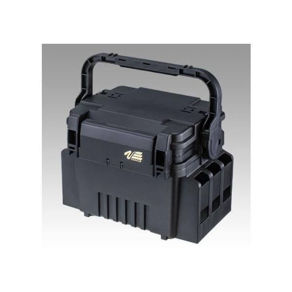 ランガンシステムBOXにハンドルストッパー機能を搭載した、VS-7055N。収納物や装着しているオプションパーツによっては、持ち運ぶ際にバランスが崩れることもあったが、ハンドルストッパー機能を使用すると、バランスを崩さず安心して持ち運ぶこと...