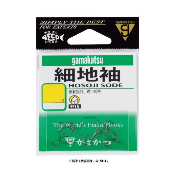 「袖鈎」の軸を細くして、鈎先を一層鋭くしました。モロコやハエ、フナなど用途の広い鈎です。 JANコード 3号　4549018308570 4号　4549018308594 5号　4549018308600 6号　4549018308617 ...