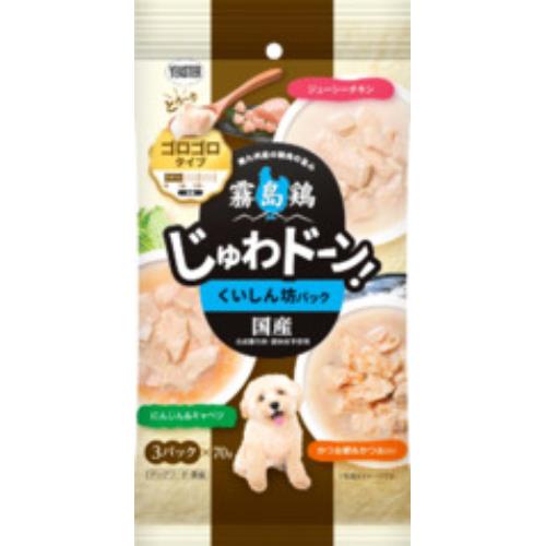 リニューアルに伴いパッケージ・内容等予告なく変更する場合がございます。予めご了承ください。 &nbsp; 商品名称 イースター 霧島鶏　じゅわドーン!　ゴロゴロ　くいしん坊パック3パック 内容量 3パック 特徴 ◆南九州で育った国産鶏肉のじ...